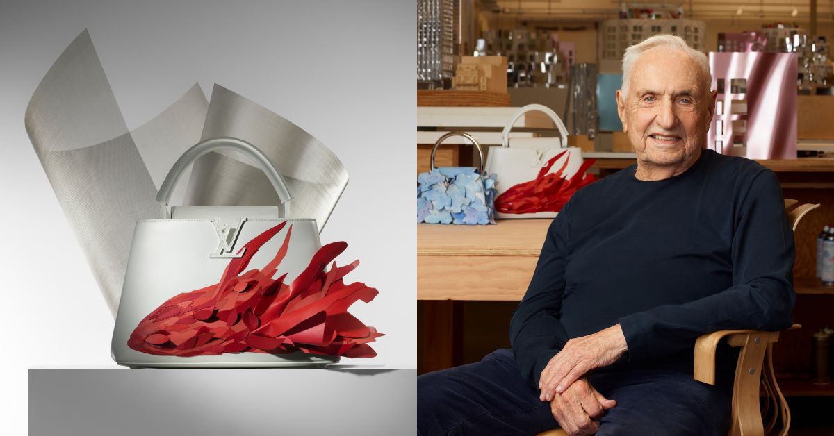 LV 與建築大師 Frank Gehry 推出限量聯名系列：重新演繹經典包袋 Capucines、Twisted Box Trunk ...