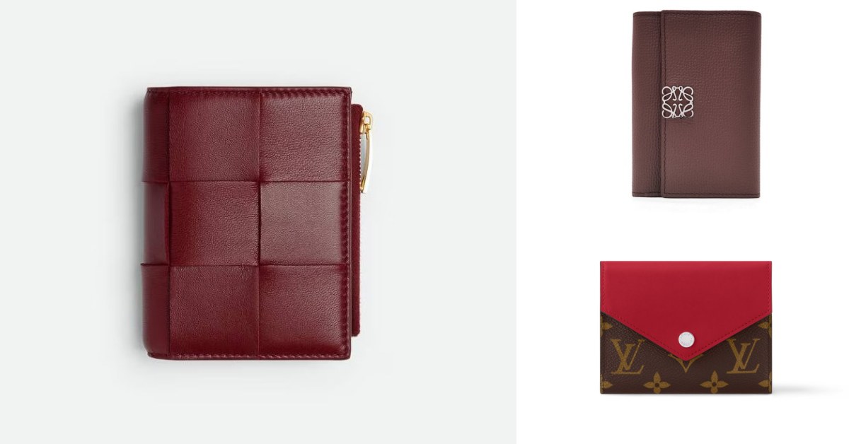 新年紅色皮包/皮夾10款推薦！LV、Gucci老花拼接最經典，Bottega Veneta寬版編織熱度最高！ | Bella.tw儂儂