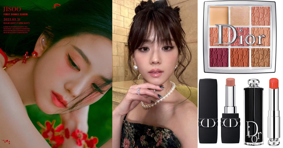 BLACKPINK Jisoo新專輯「同款彩妝清單」曝光！御用彩妝師破解4大妝容秘辛，這隻Dior唇膏想買得碰運氣 | Bella.tw儂儂