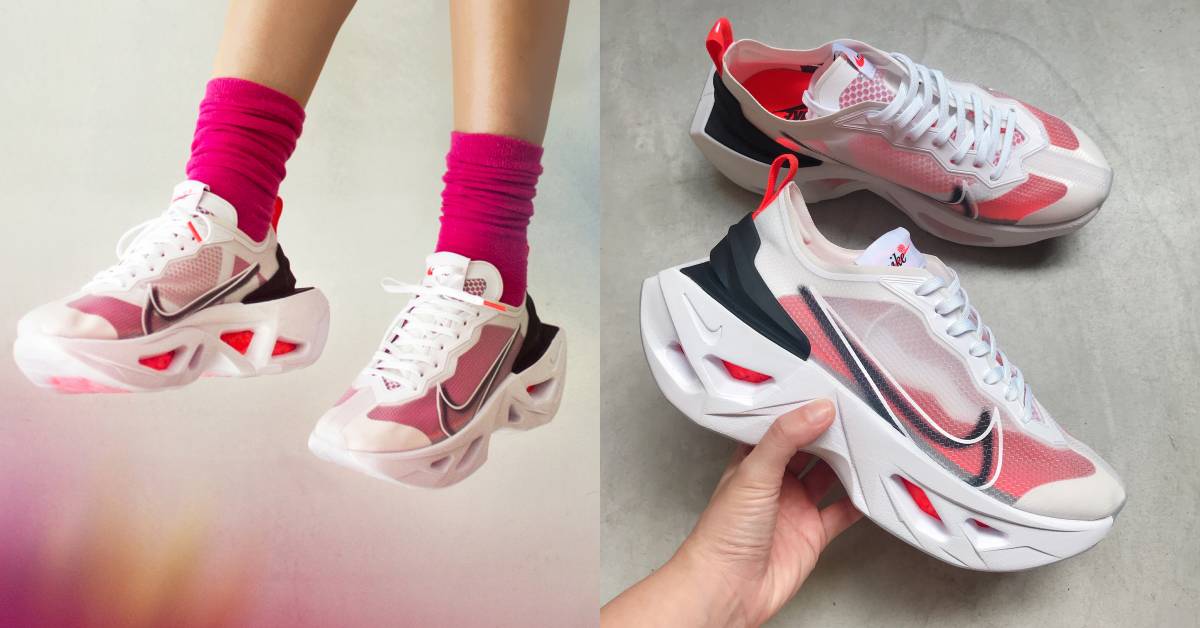 Nike新款透明運動鞋，換雙襪子像換雙鞋！5.5公分鞋底直接變超模長腿 | Bella.tw儂儂