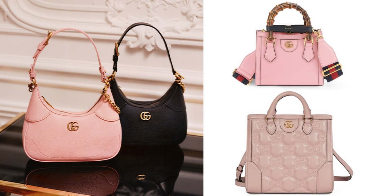 Gucci來征服「粉紅控」了！情人節限定包款Top10，竹節包、腋下包到水桶包，全都換上粉紅裝！ | Bella.tw儂儂