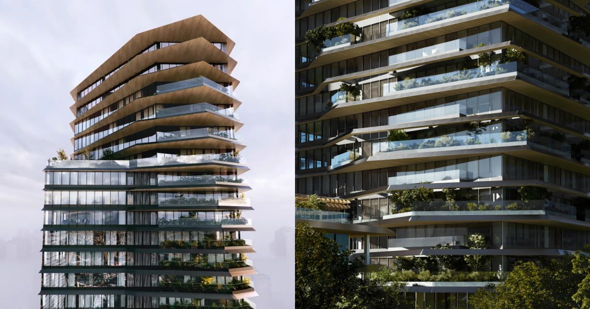 台中最美天際線「聯聚中維大廈」！日本建築大師「隈研吾」生涯最高之作，預計 2028 年落成 | Bella.tw儂儂