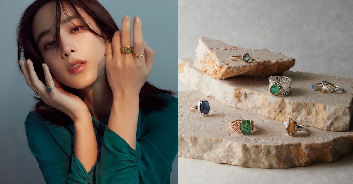 Agete 2023新品粉嫩登場！攜手温貞菱傾情詮釋春季系列，精選5款必備日常飾品、藍紋瑪瑙戒指疊戴太迷人！ | Bella.tw儂儂